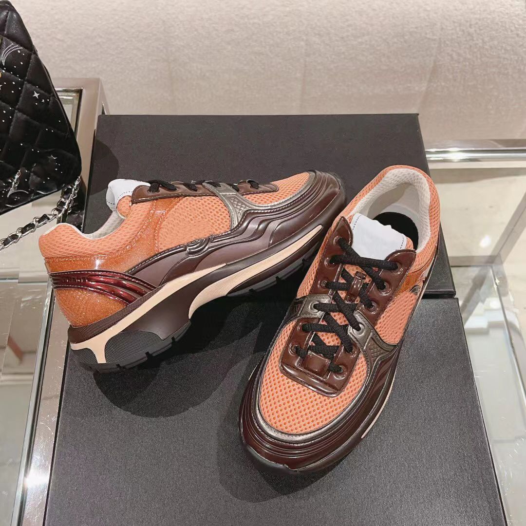 Designer Shoes Woman Sneakers Laminated Sneaker Reflective Trainer Men ...