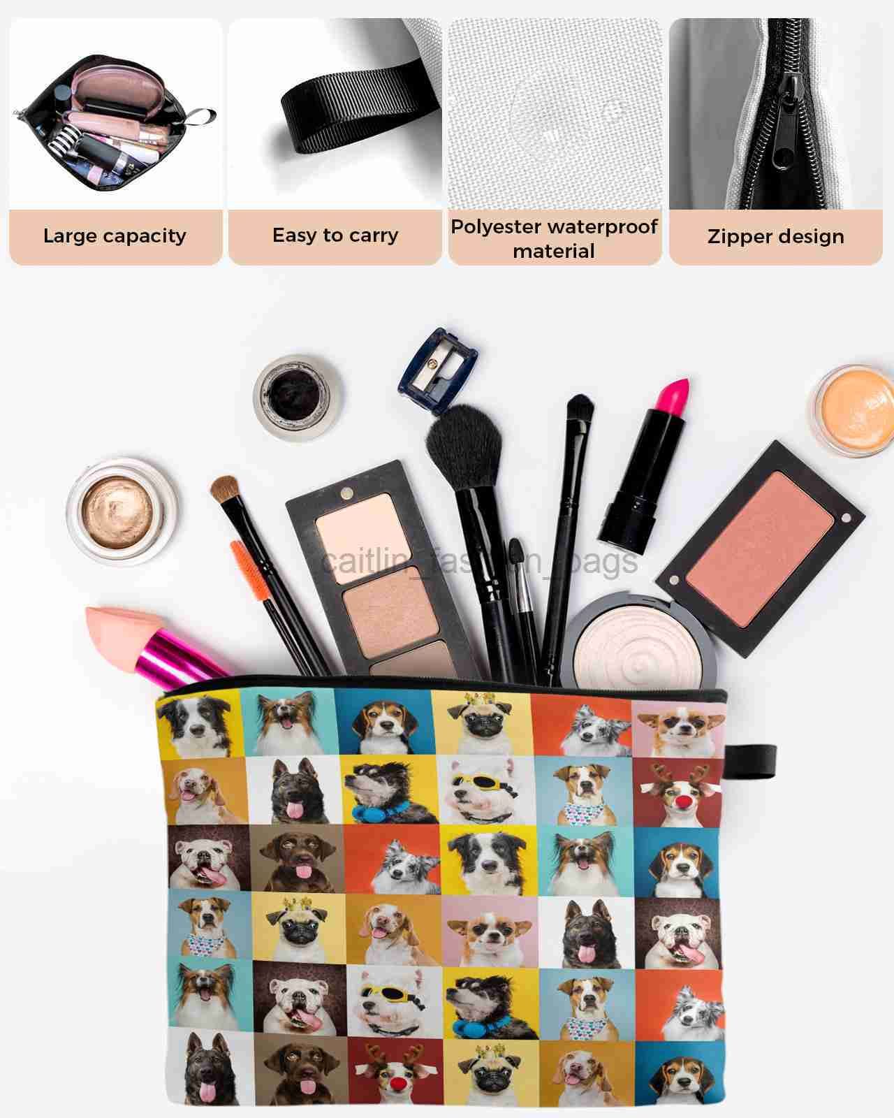 Dog Design Makeup Bag | Saubhaya Makeup