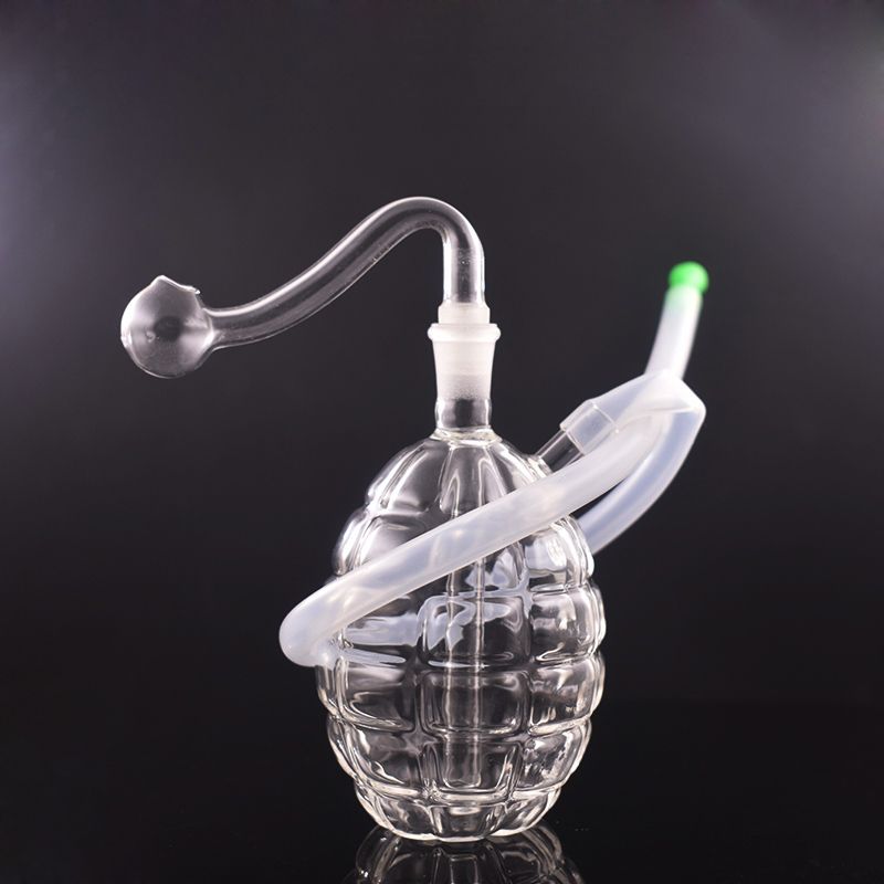 Glass Oil Burner Bong Hookahs Bubbler Water Pipe 10mm Female Dab Rig ...