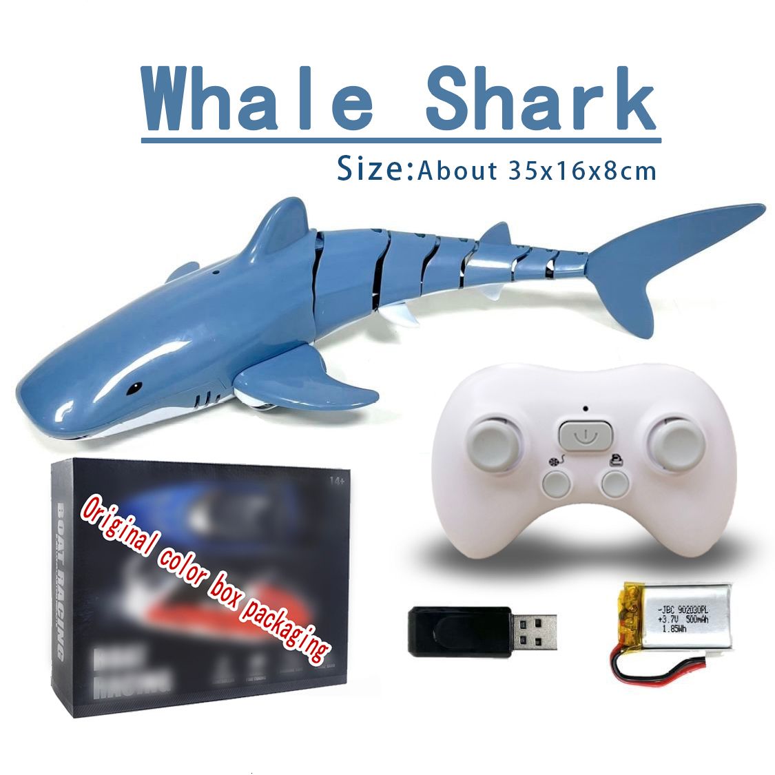 ElectricRC Animals Rc Animal Robot Simulation Shark Electric Prank Toy ...