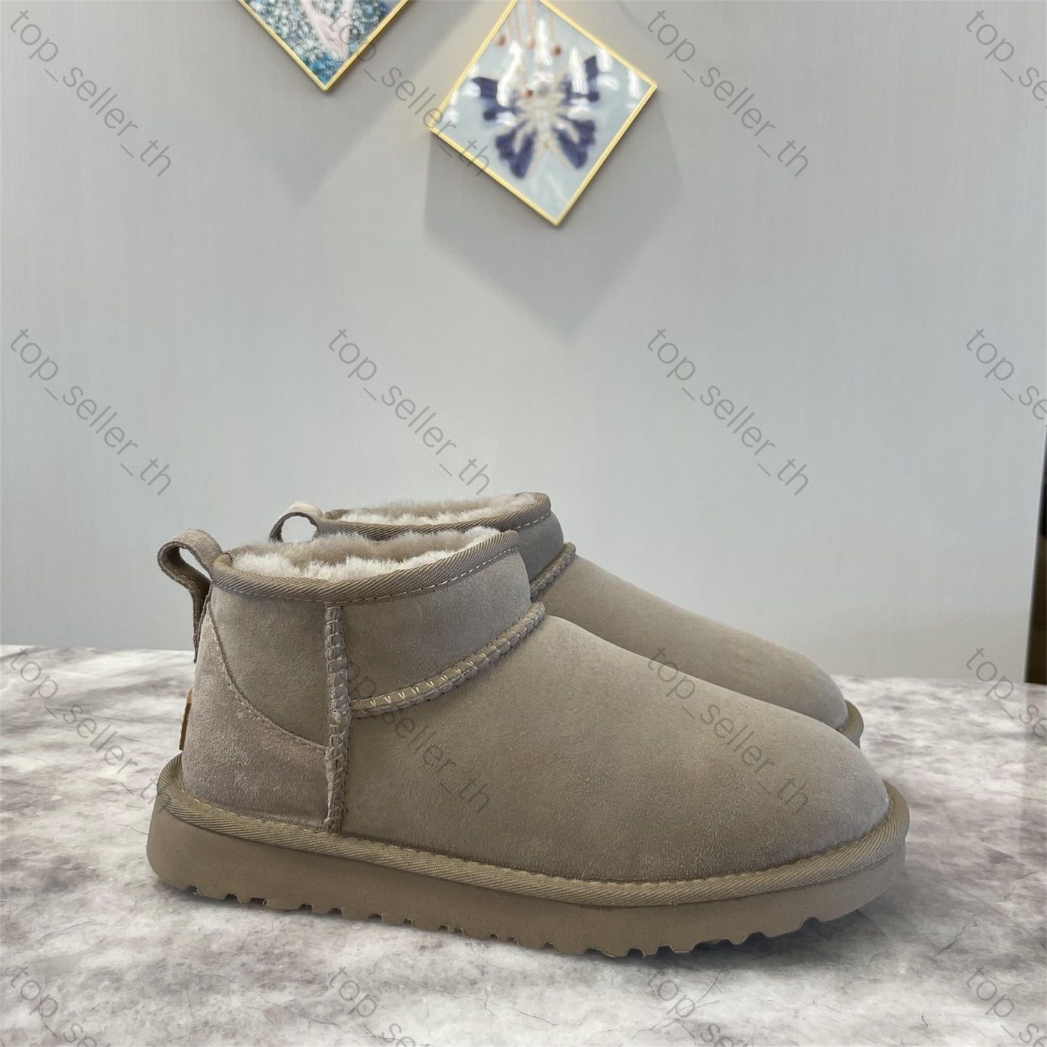 Tasman Designer Boot Woman Tazz Booties Suede Leather Slipper Snow Boot ...