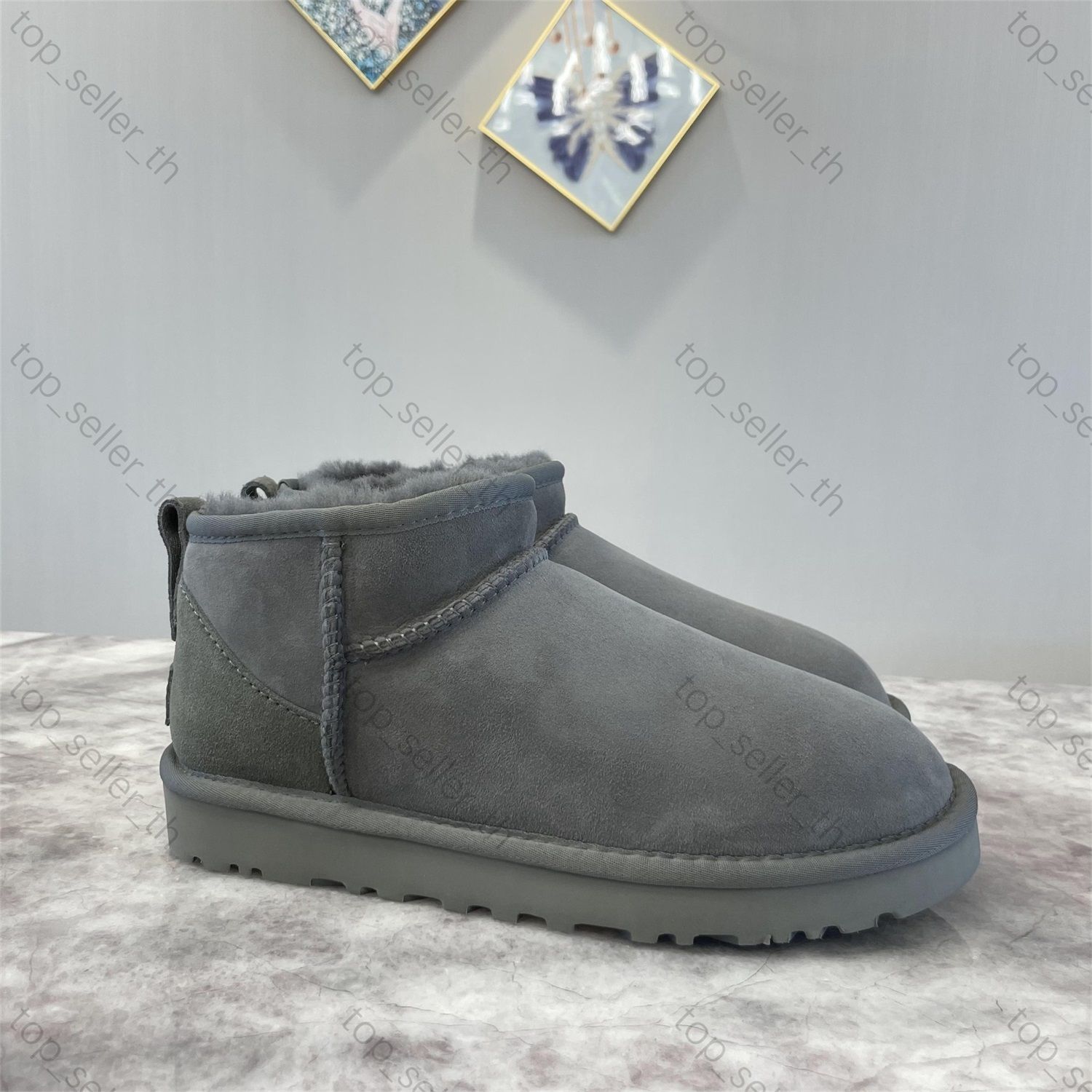 Tasman Designer Boot Woman Tazz Booties Suede Leather Slipper Snow Boot ...