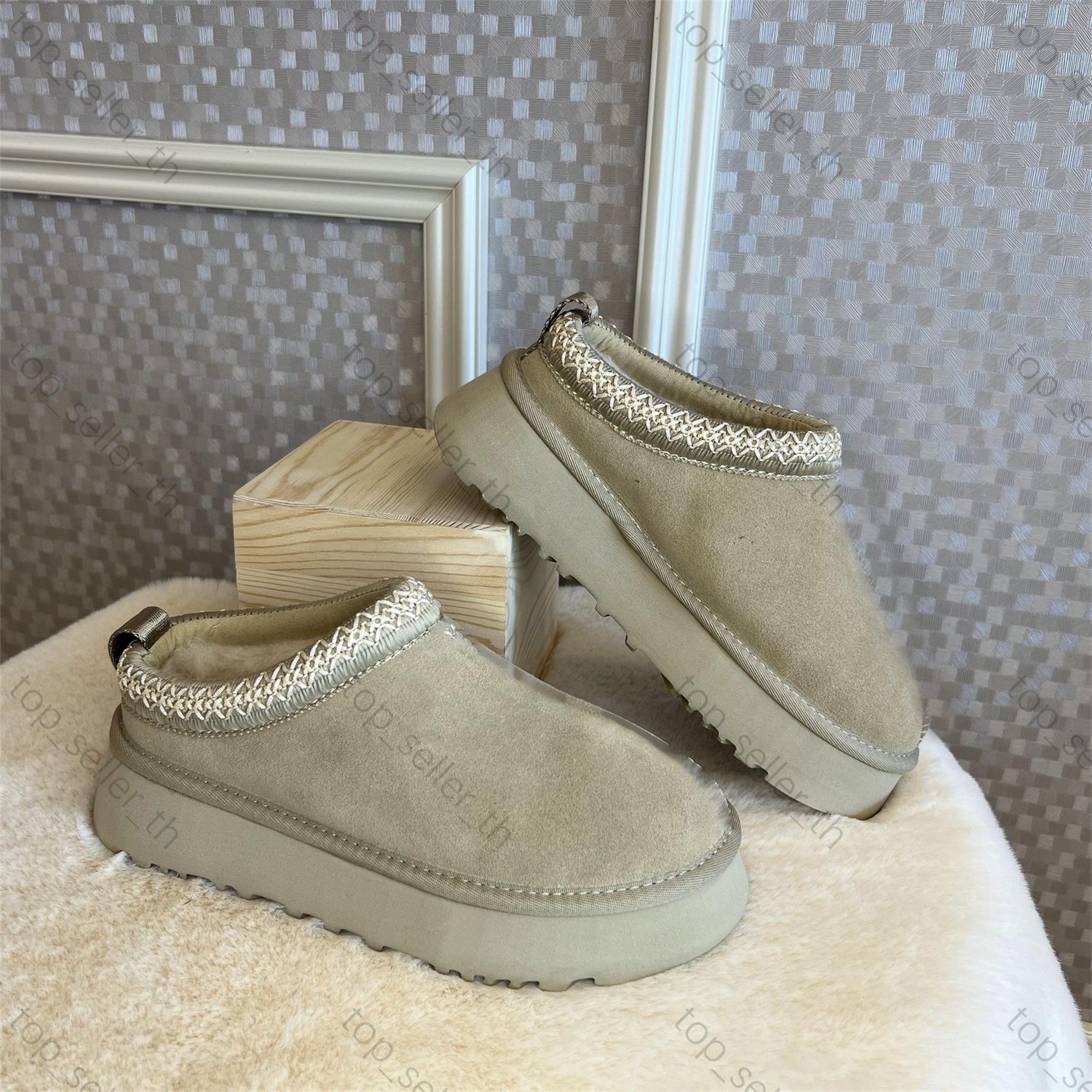 Tasman Designer Boot Woman Tazz Booties Suede Leather Slipper Snow Boot ...