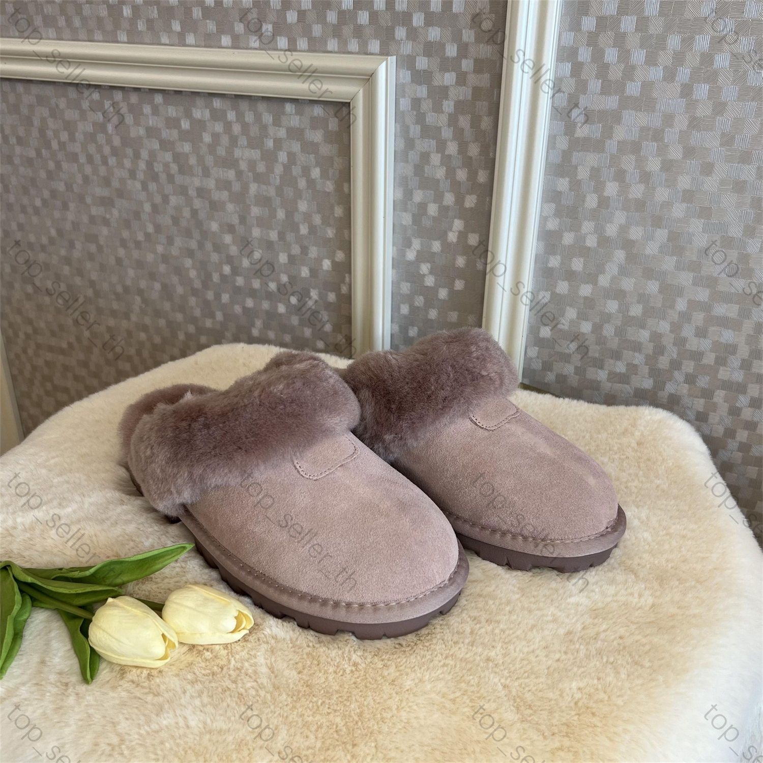 Tasman Designer Boot Woman Tazz Booties Suede Leather Slipper Snow Boot ...