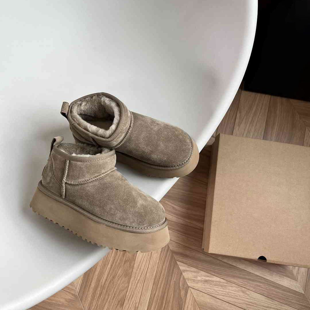 Winter 5cm Platform Height Boot Women Classic Ultra Mini Boot Warm ...