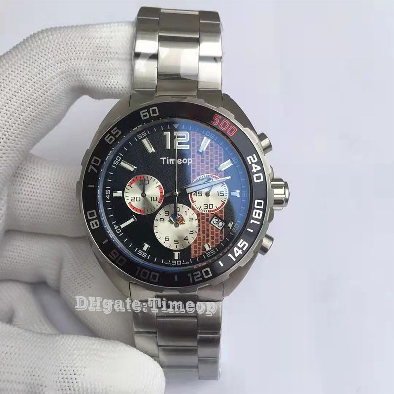 NEW Mens Sport Watch Japan Quartz Chronograph Movement Watches Rubber ...
