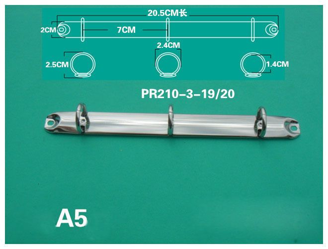 Bag Clips Bulk 10 Units A4 A5 3 4 Holes Binder Rings 205 210 240 262 ...