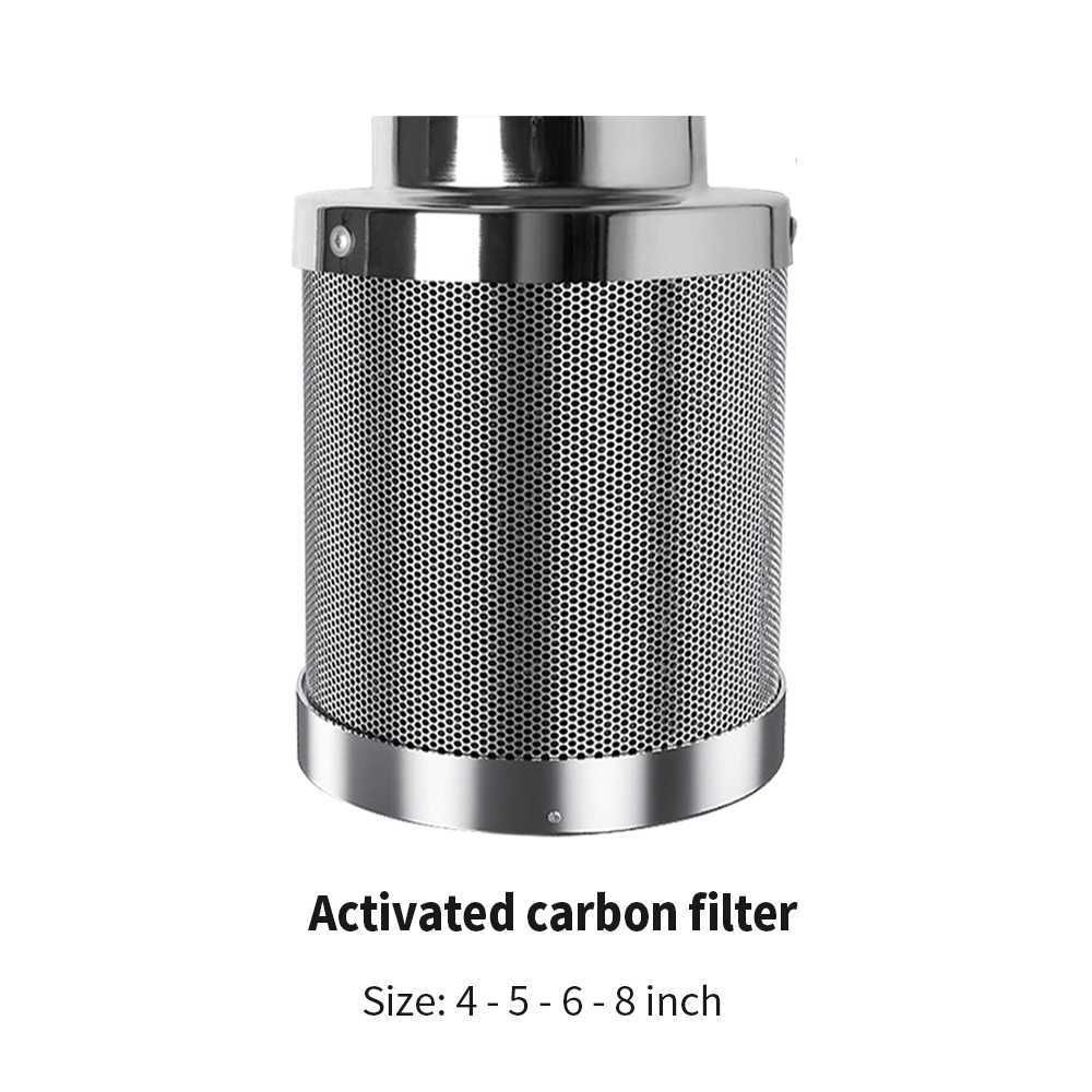 Grow Lights Greenhouse Grow Box Air Purification Full Kit + Duct Fan 4 ...