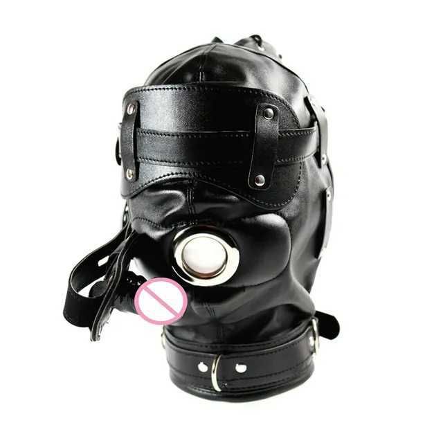 Bondage PU Leather Open Breast Straitjacket Padded Boxing Gloves ...