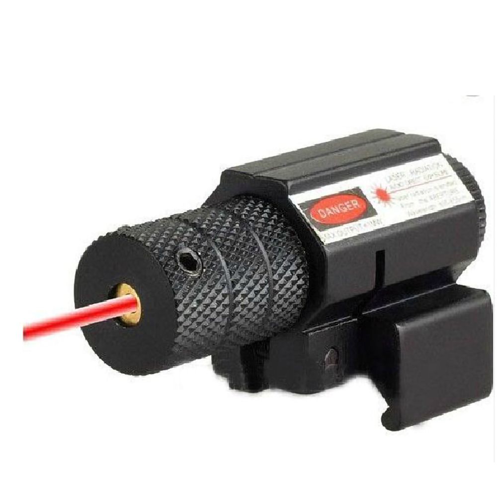 Compact Picatinny Mount Handgun Pistol Accessory Red Laser Sight For ...