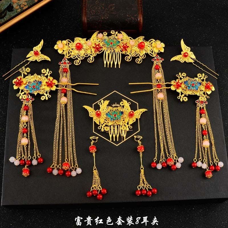 Bijoux De Cheveux De Mariage Accessoires Chinois Traditionnels Style ...