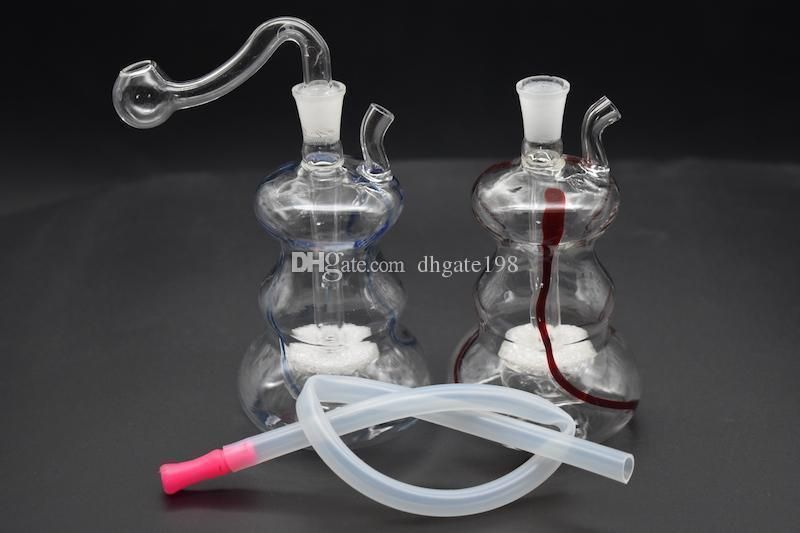 New Mini Travel Bong Blunt Glass Bong Pocket Bong 10mm Thick Pyrex Mini ...