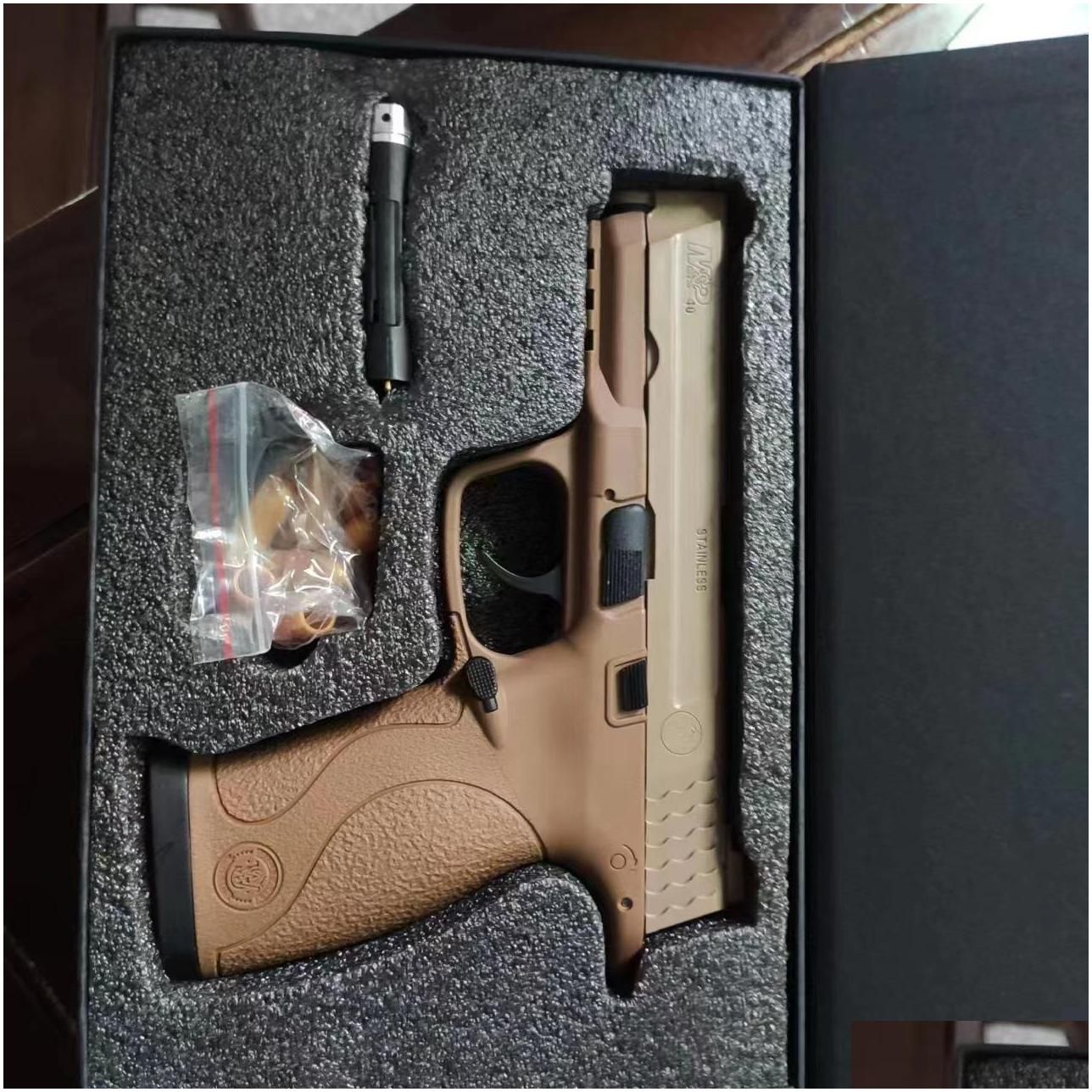 Gun Toys Mp40 Laser Blowback Toy Pistol Blaster Launcher For Adts Boys ...