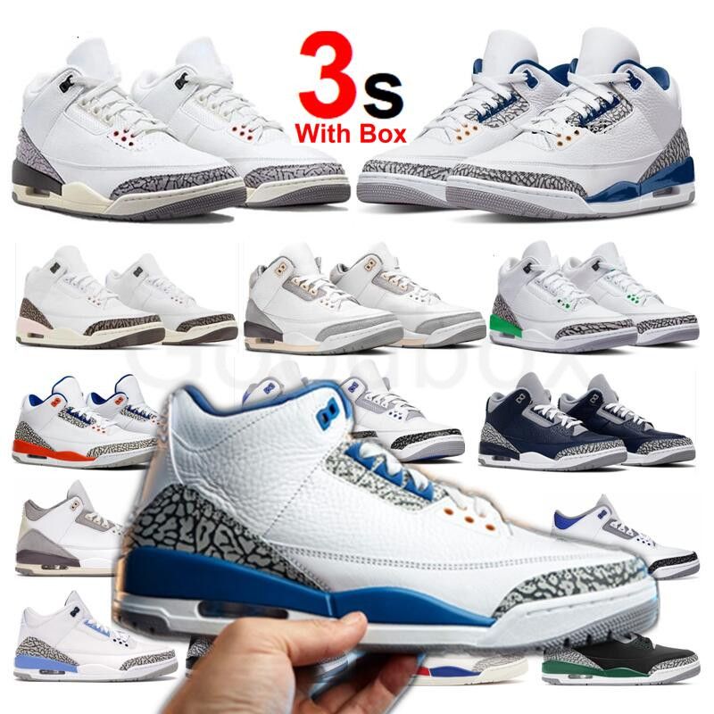 Blue Cement 3s In Box