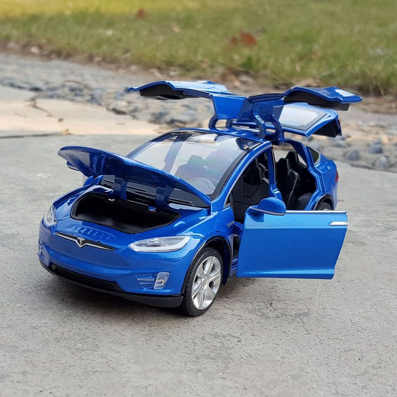 Diecast Model Car 1 32 MODEL X MODEL3 Alloy Car Model Diecasts Toy ...