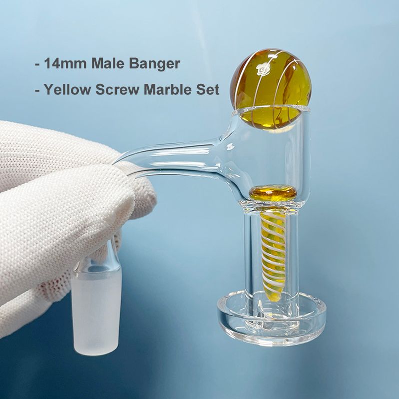 Full Weld Terp Slurper Banger Seamless Neck Quartz Banger Set With Top ...