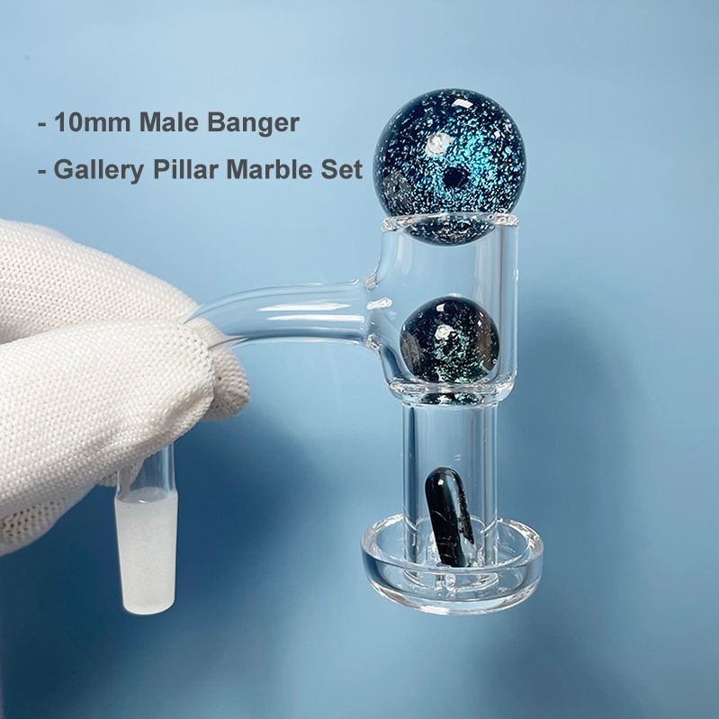 Full Weld Terp Slurper Banger Seamless Neck Quartz Banger Set With Top ...
