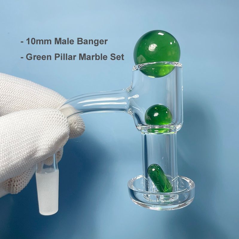 Full Weld Terp Slurper Banger Seamless Neck Quartz Banger Set With Top ...