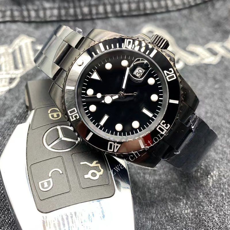 Mens Designer High Quality Automatic Watch Mens 41mm Ceramic Ring ...