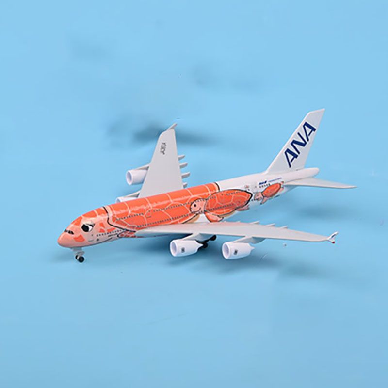 Aircraft Modle 20CM 1 400 Scale Airbus A380 ANA Turtle Airlines ...
