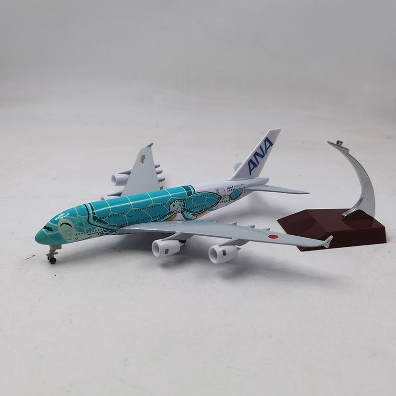 Aircraft Modle 20CM 1 400 Scale Airbus A380 ANA Turtle Airlines ...