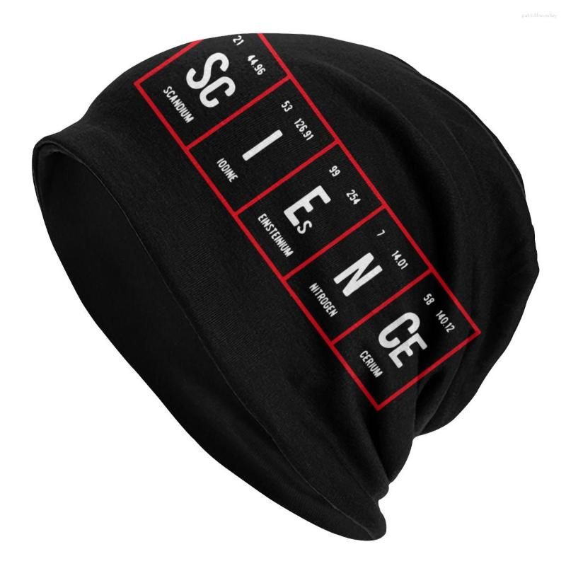 Science Periodic Table Of Elements Beret Stradivarius Hat Knitted ...