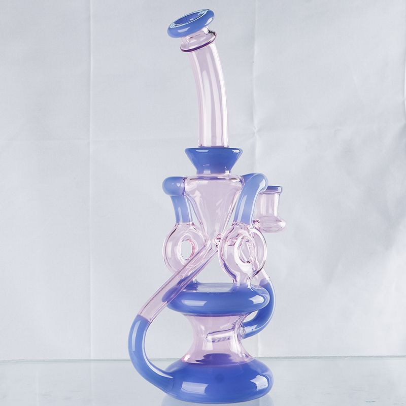 Glass RecyclerDab Rig Tornado Water Bong Hookah Hecho A Mano Pipa Para ...