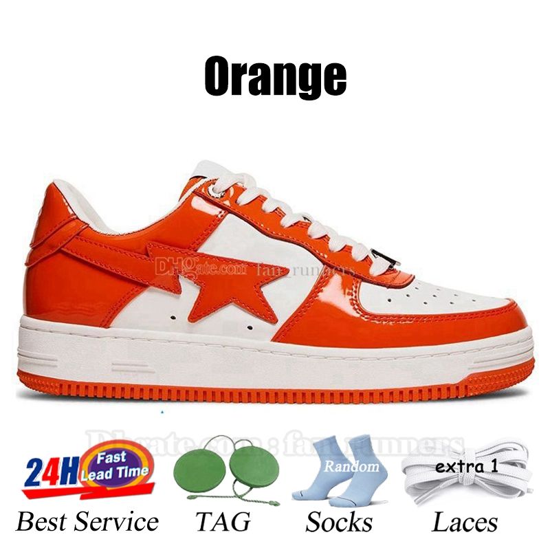 With Box Designer Bapesta Shoes Men Women Bapes Sta Low Baped Patent ...