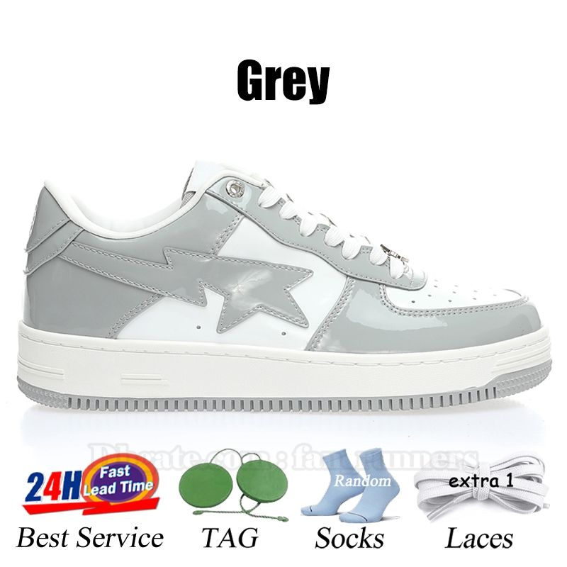 With Box Designer Bapesta Shoes Men Women Bapes Sta Low Baped Patent ...