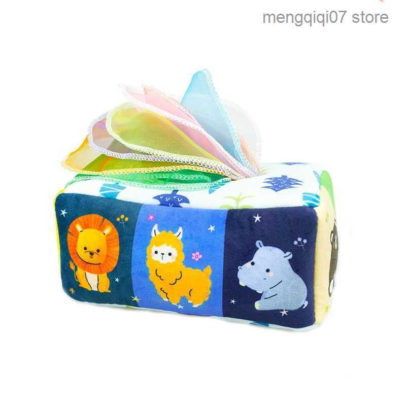 Pull Toys Montessori Tissue Box Baby Sensor Toy 6 12 Months Pull Tissue ...