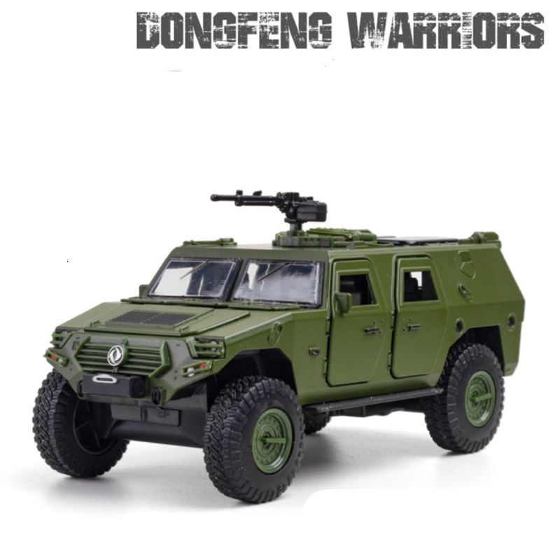 Diecast Model Car 1 24 Military Refit Armored Car Alloy Diecasts Toy ...