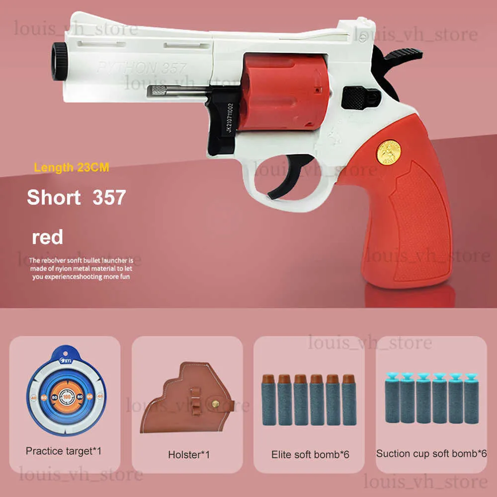 Revolver Airsoft Pistol Paintball Simulación De Bala Suave Modelo De ...
