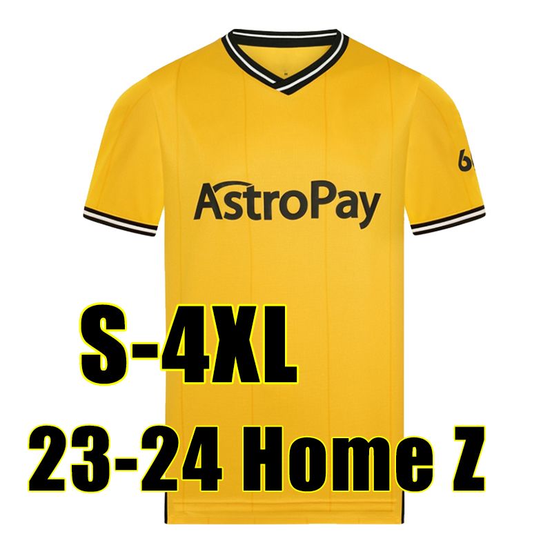XXXL 4XL 23/24 Wolverhampton WOLVES Soccer Jerseys 2023 2024 NUNES ...