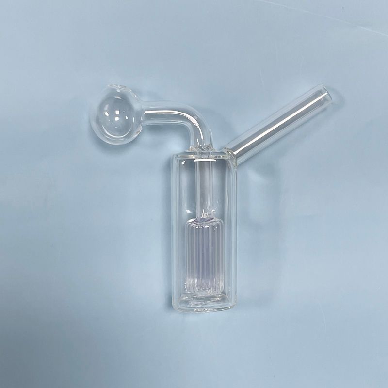 QuartzPro Bubbler Oil Burner Mini Glass Bongs Percolator Diffuser Water ...