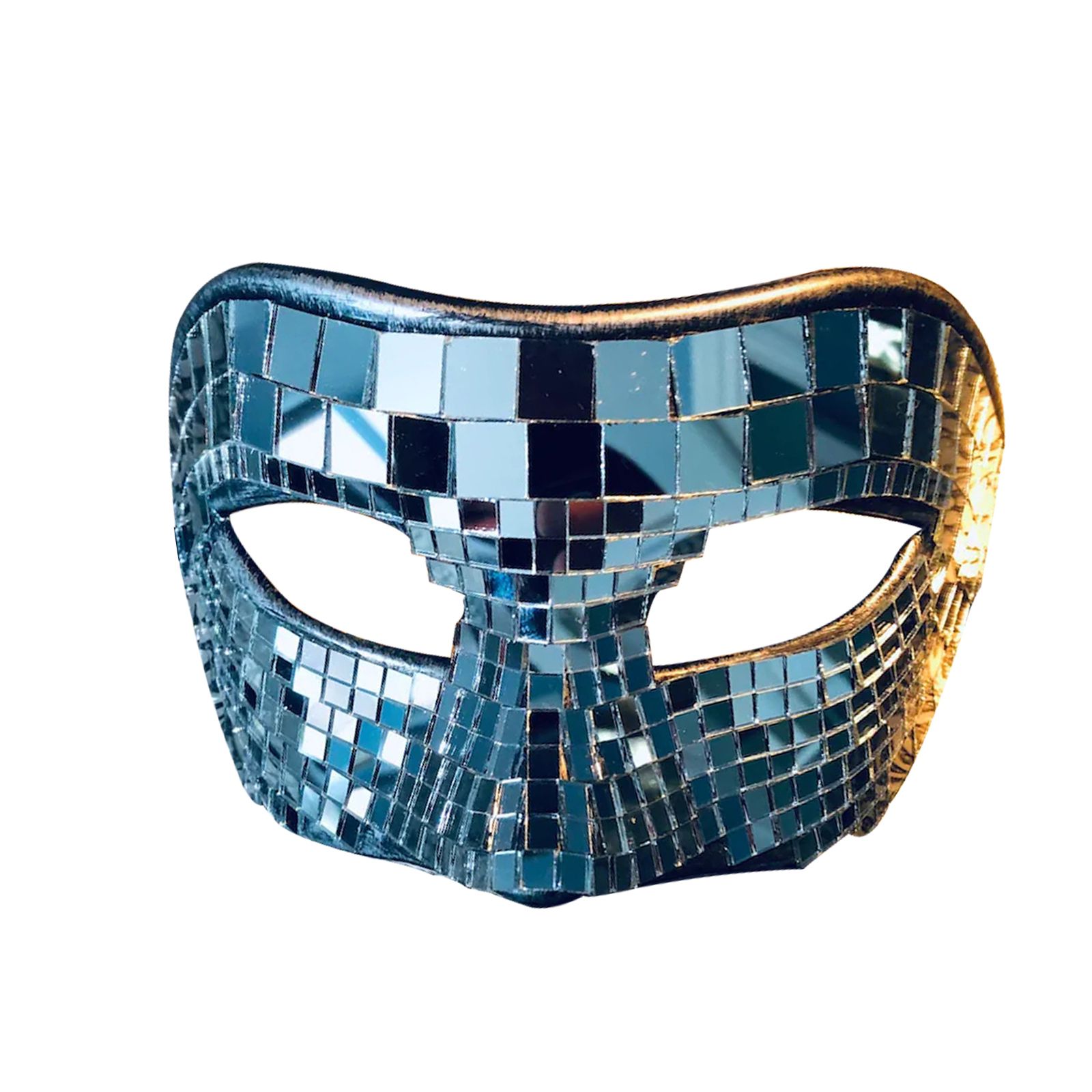 Party Masks Disco Ball Glitter Mirror Face Mask Festival Masquerade ...