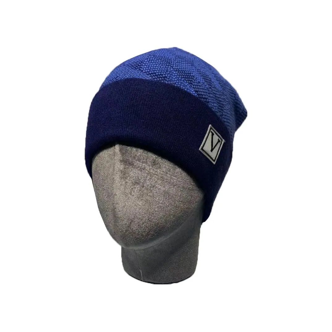 Designer beanie luxury beanie temperament versatile knitted hat warm ...