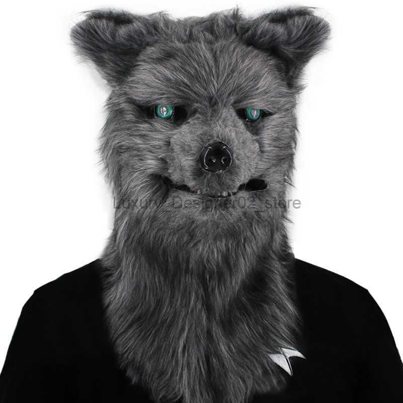 Movable Mouth Fox Mask Halloween Costume Cosplay Party Mouth Mover Wolf ...