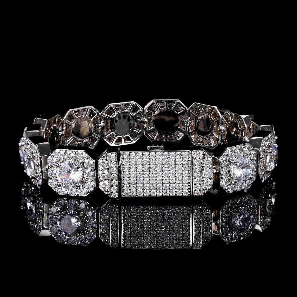 Designer Bracelet Iced Out Tennis Bracelet For Women Inlaid 1 Row ...