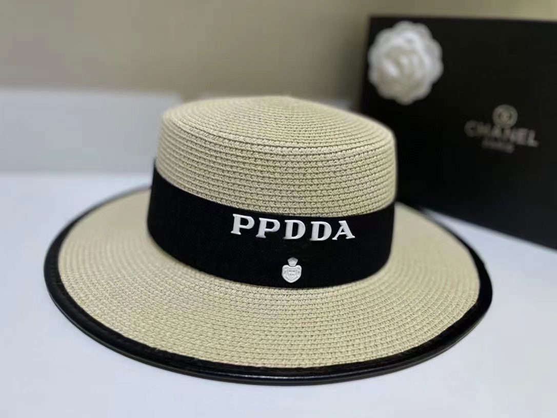 Designer Triangle Braided Straw Hat For Men And Women Large Size Beanie ...