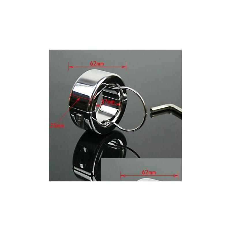 Other Health Beauty Items Stainless Steel Ball Stretcher Chastity Male ...