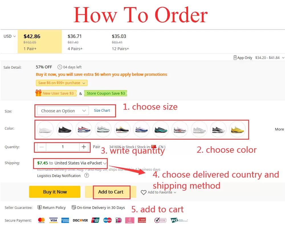 Purchase instructions: