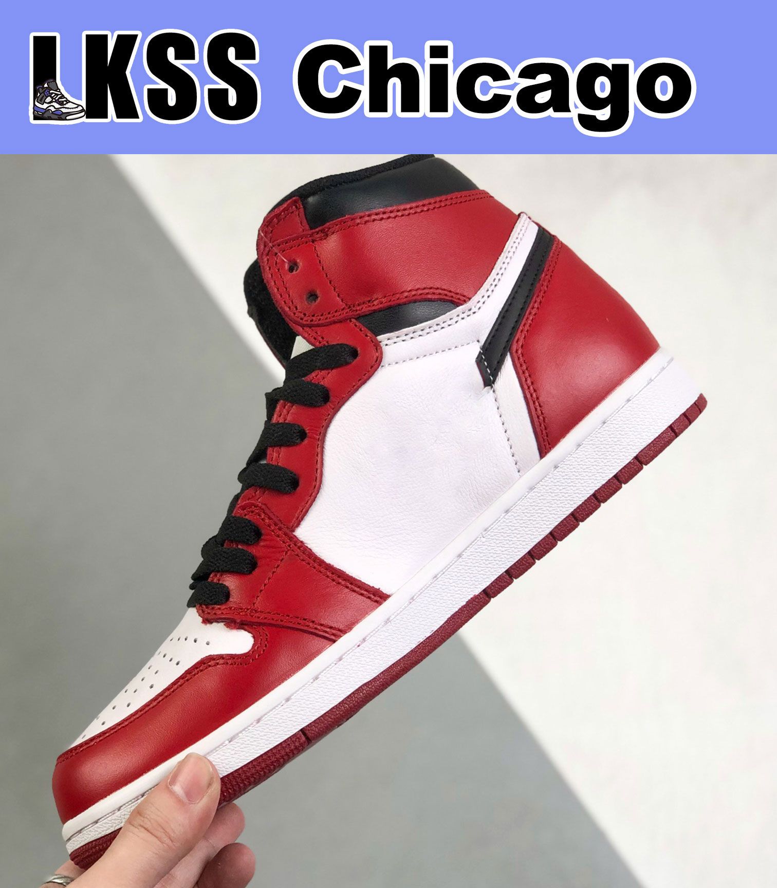 LKSS Jumpman 1 1s Basketball Shoes Spider Verse Bred Patent Lost Found ...