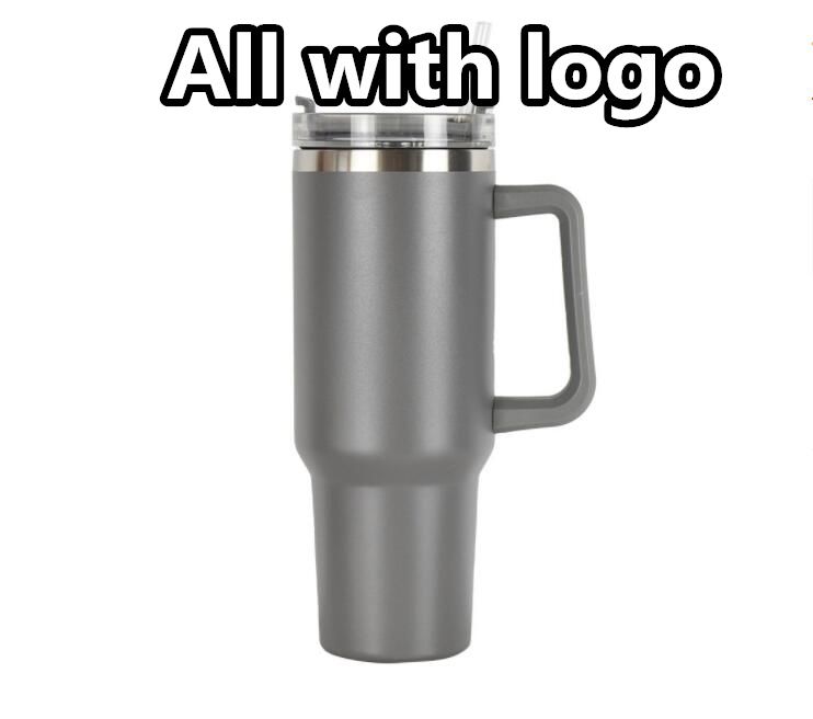 40oz Stan Ley Tumblers Cups With Handle Insulated Stainless Steel ...