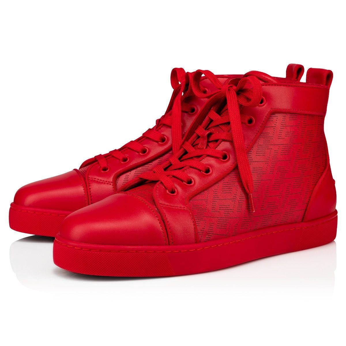 Mens Shoes Luxurys Designers Red Bottoms High Low Tops Studded Spikes ...