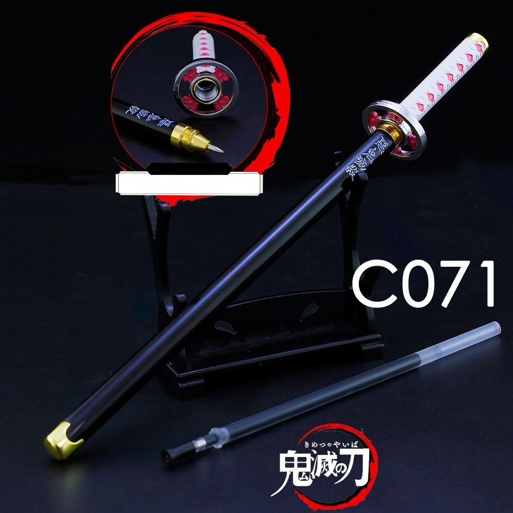 Wholesale Gel Pens Anime Demon Slayer Sword 05mm Black Ink Refill ...