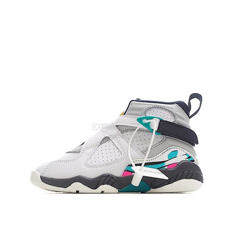 Kids Shoes High 8s Athletic Boys Girls J8 Childrens Basketball Sneaker ...