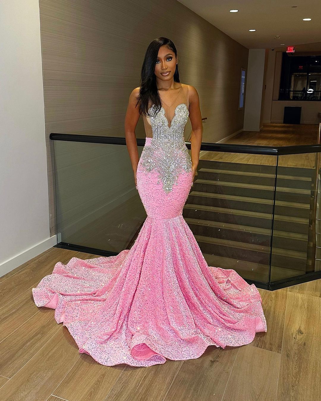 Elegant Pink Prom Dresses