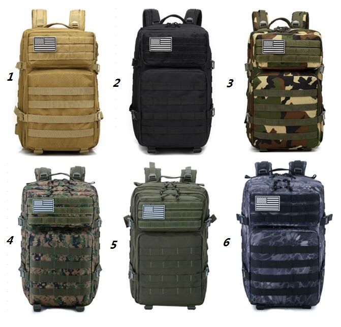 50L Large Capacity Men Army Military Tactical Backpack Duffel Bag ...