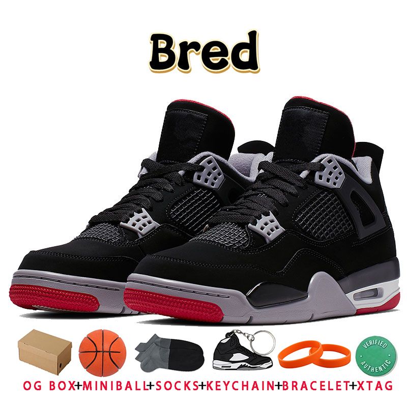 With Box Mens Jumpman Basketball Shoes 4 4s Military Black Cat White Panda 1 1s Low Sneakers ...