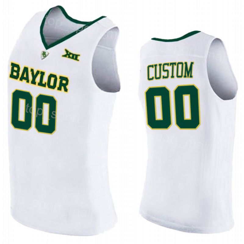 College Basketball Baylor Bears Jersey 1 Keyonte George 10 Adam Flagler ...